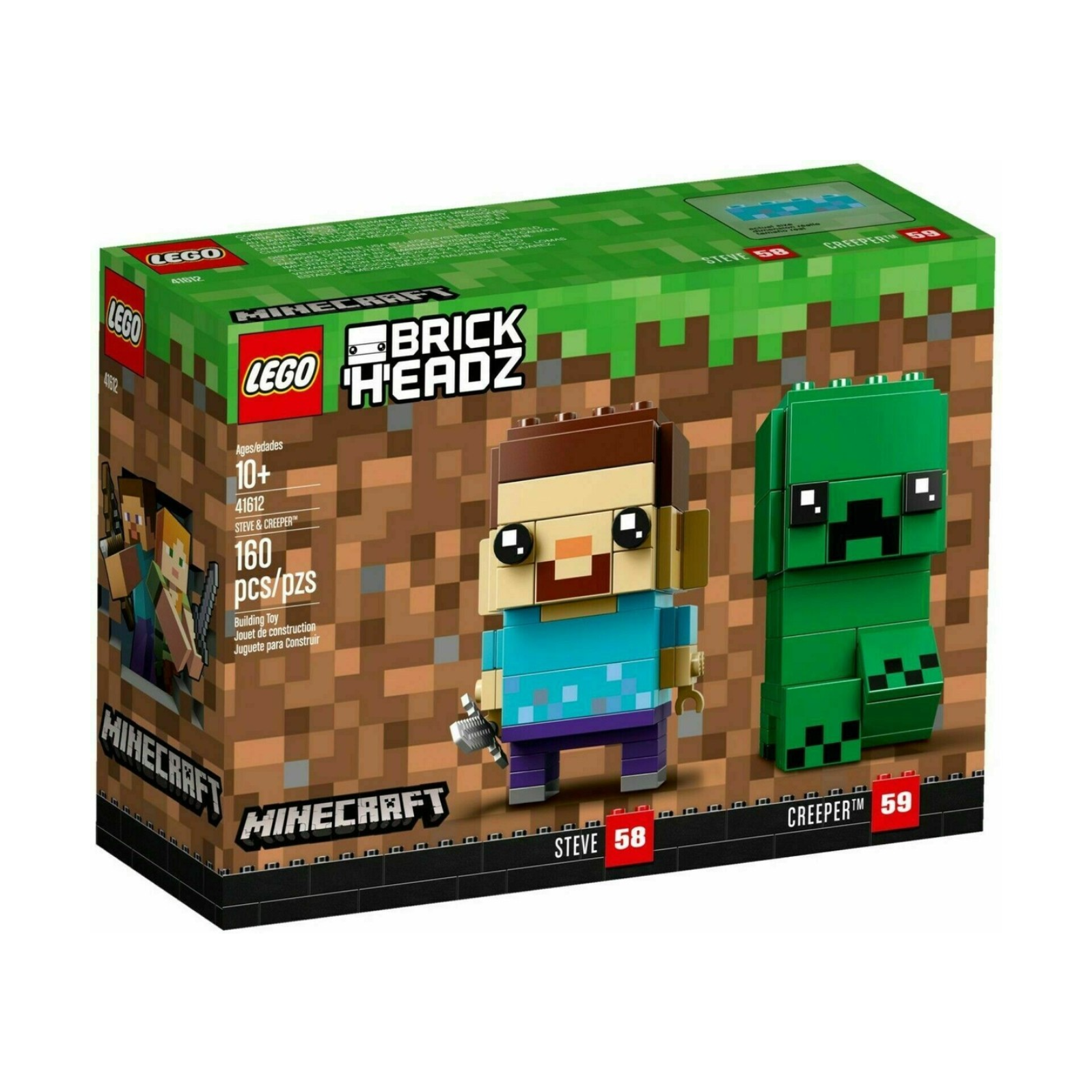 LEGO Brickheadz: Minecraft Steve & Creeper 41612 – Toneil Bricks