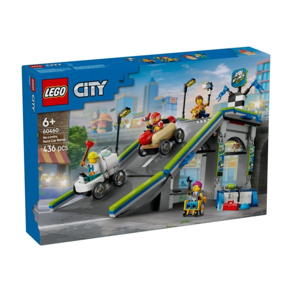 LEGO City No Limits: Race Car Ramp Track 60460 – Toneil Bricks