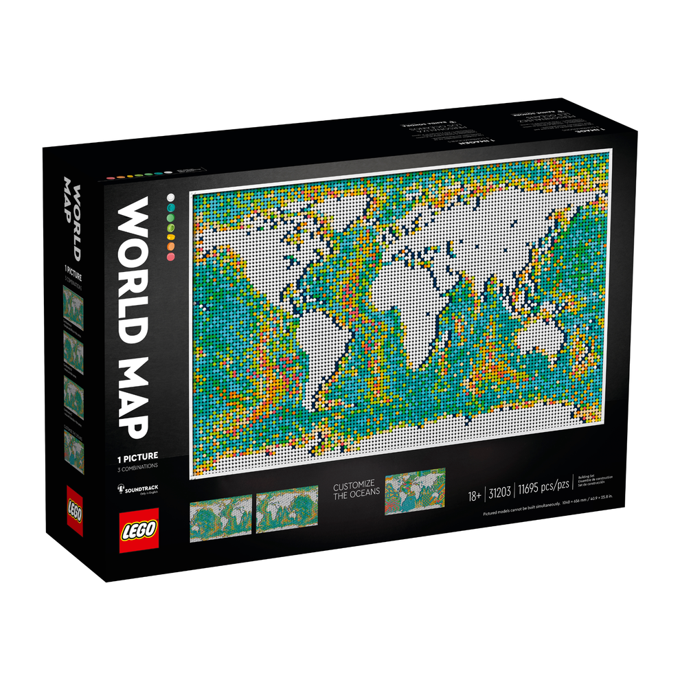 LEGO Art: World Map 31203 – Toneil Bricks