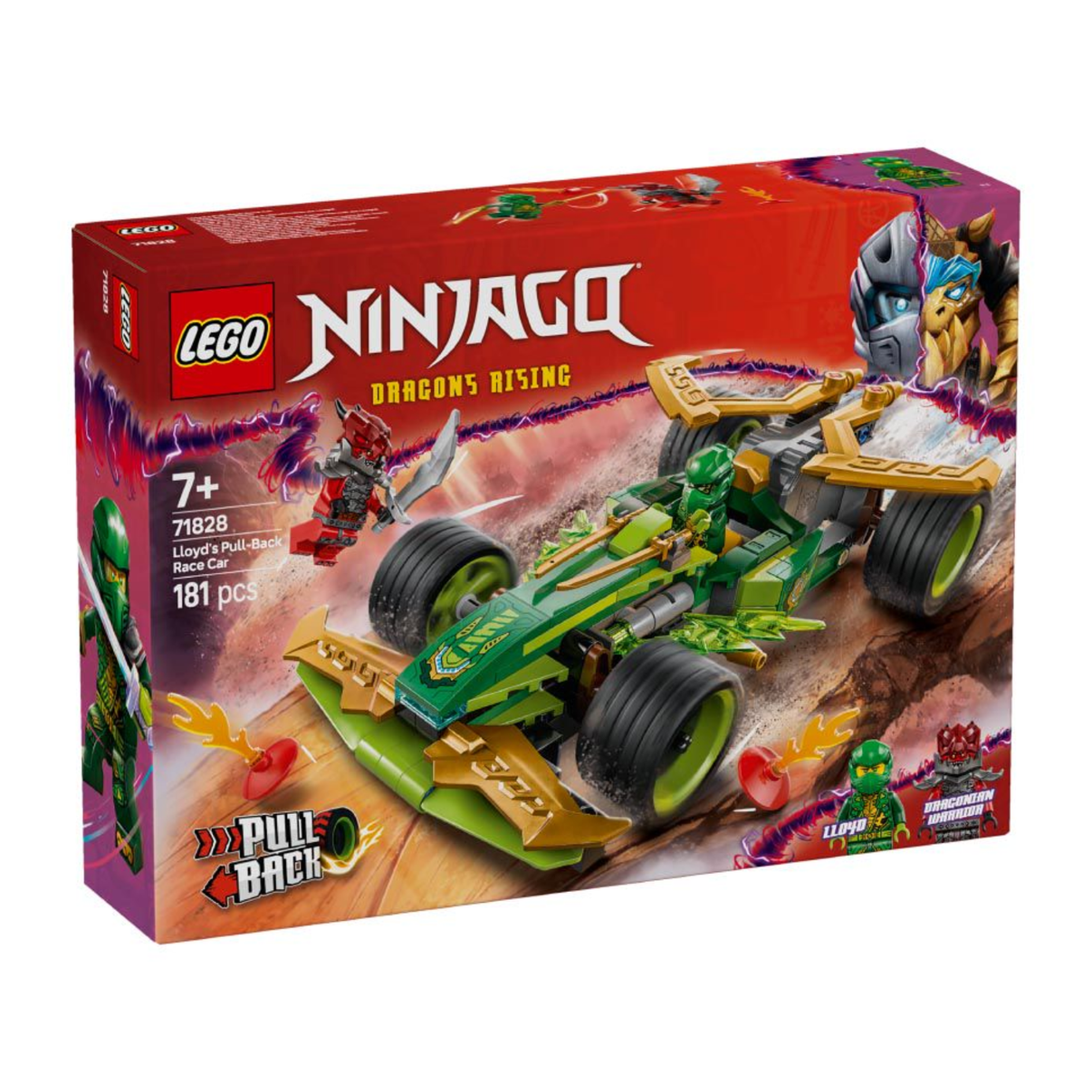 LEGO Ninjago Lloyd's Pull-Back Race Car 71828 – Toneil Bricks